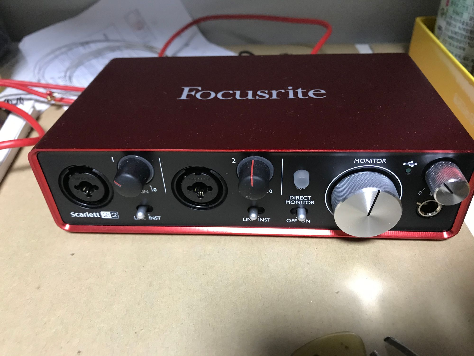 풀박)스칼렛 2i2 2세대팝니디 | 중고악기 뮬