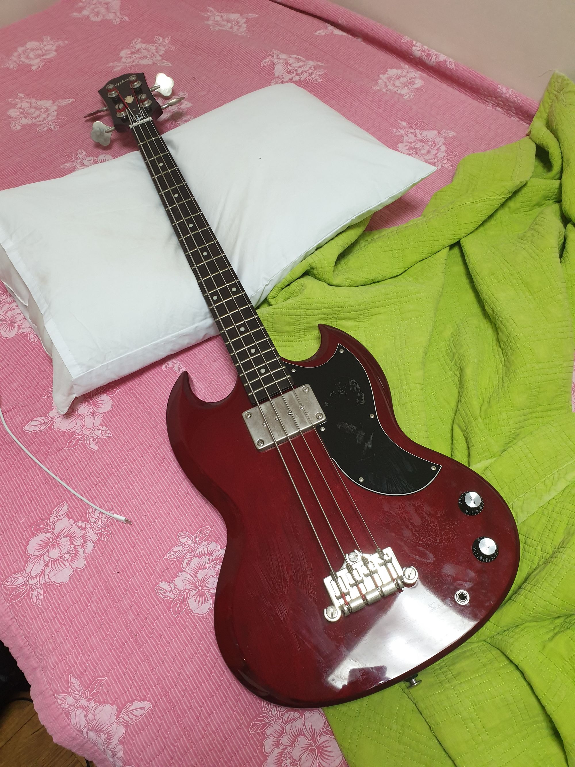Epiphone Sg Bass Eb 0 에피폰 숏스케일 베이스 중고악기 뮬