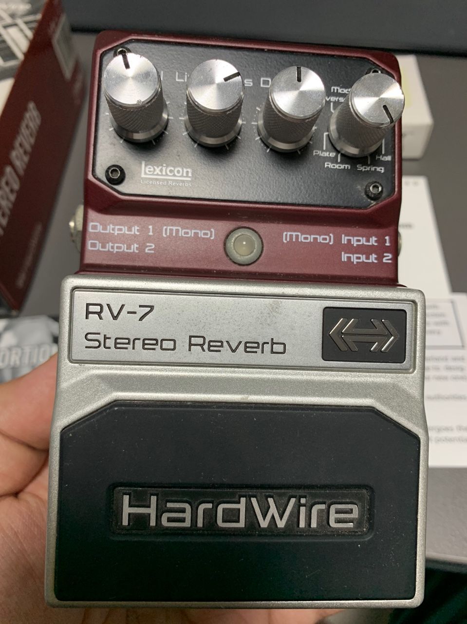 Digitech HardWire RV-7 Stereo Reverb 디지텍 하드와이어 리버브 (박풀) | 중고악기 뮬