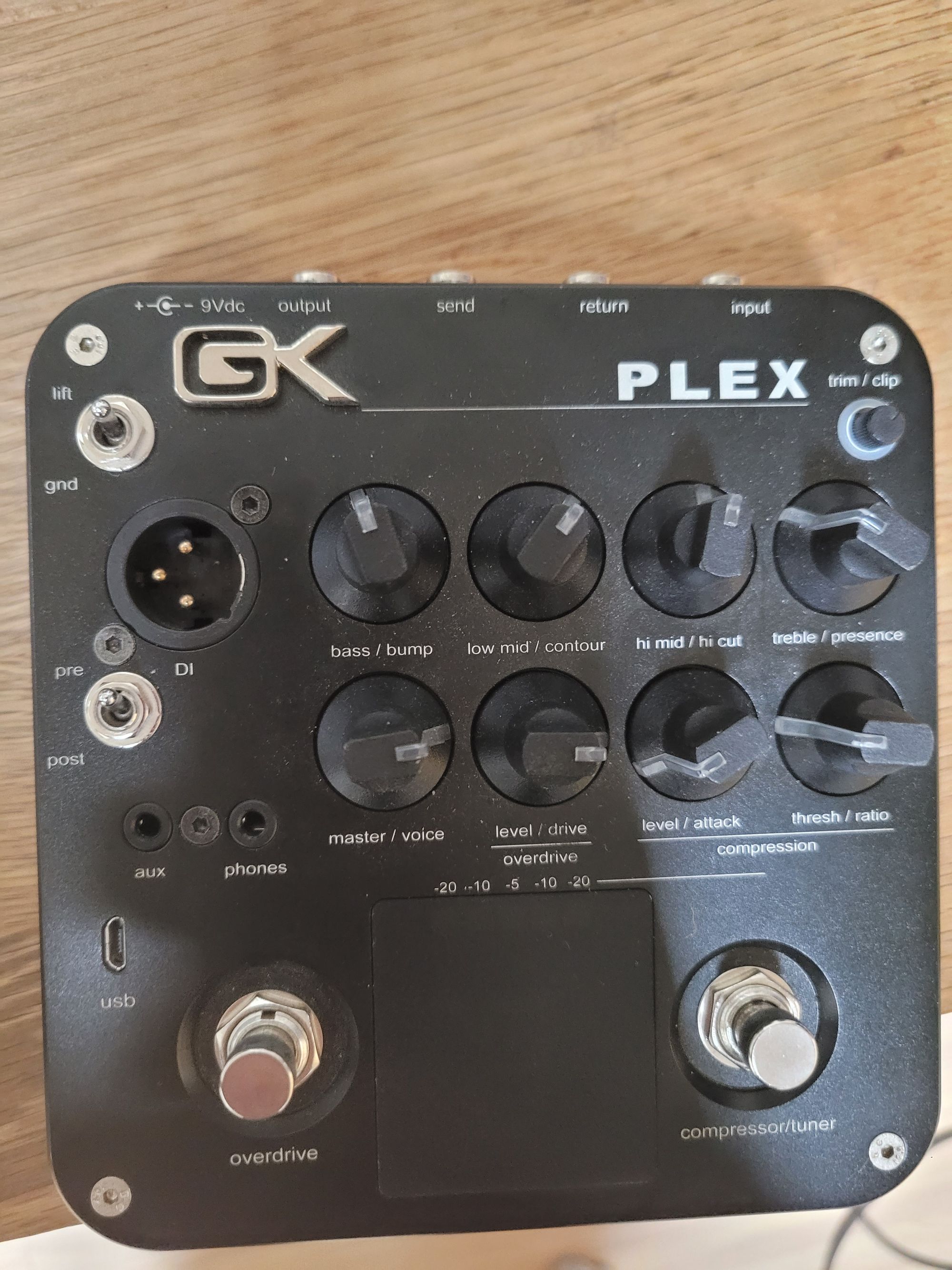 GK PLEX 베이스 프리앰프 팝니다 | 중고악기 뮬