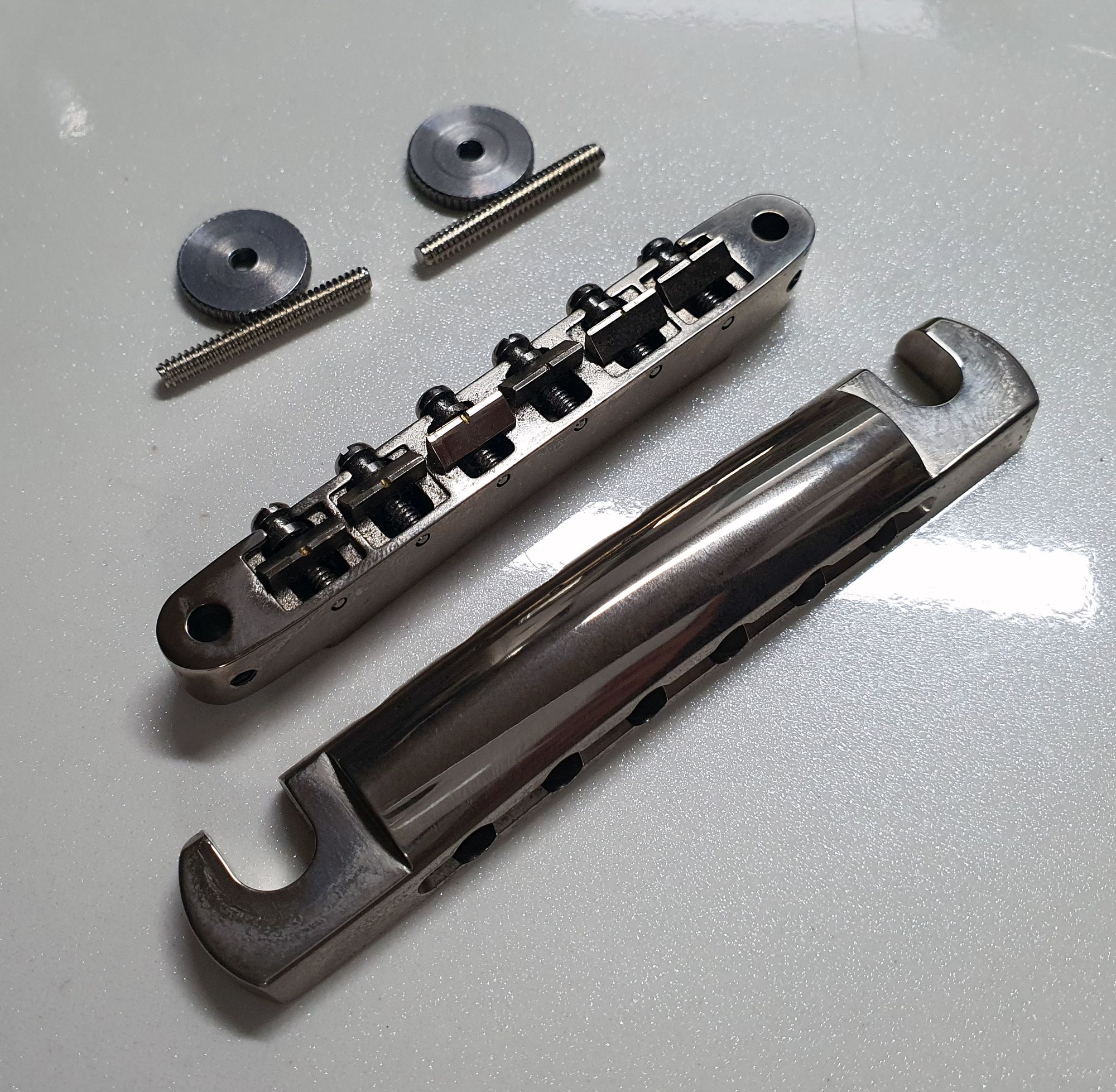 캘러햄 ABR-1 브릿지 / Callaham ABR-1 Bridge Pure Steel | 중고악기 뮬