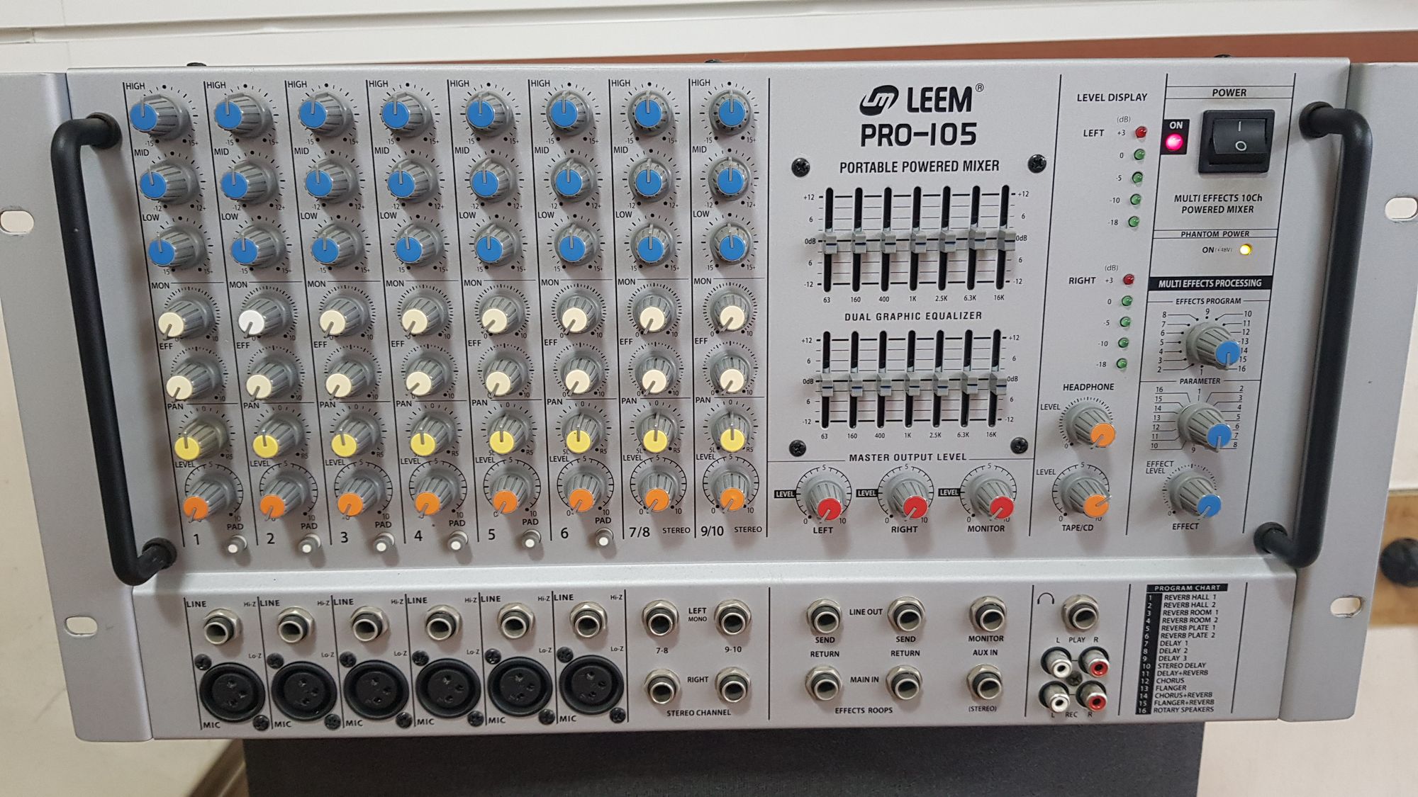 상태최상 LEEM(임산업) PRO-105 파워드믹서(앰프) 처분합니다. | 중고악기 뮬