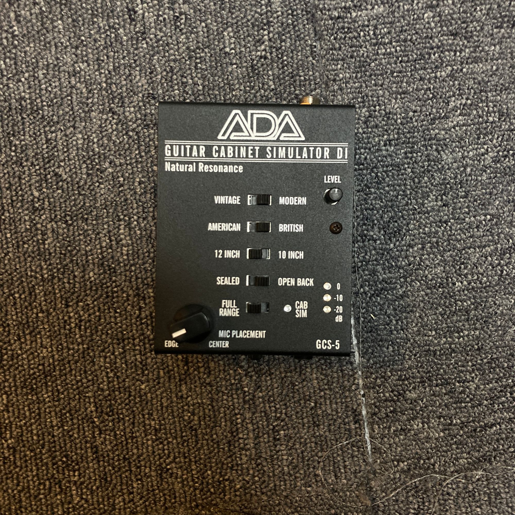 ADA GCS-5 캐비닛 시뮬레이터 GCS5 캡시뮬 캐비넷 시뮬레이터 | 중고악기 뮬