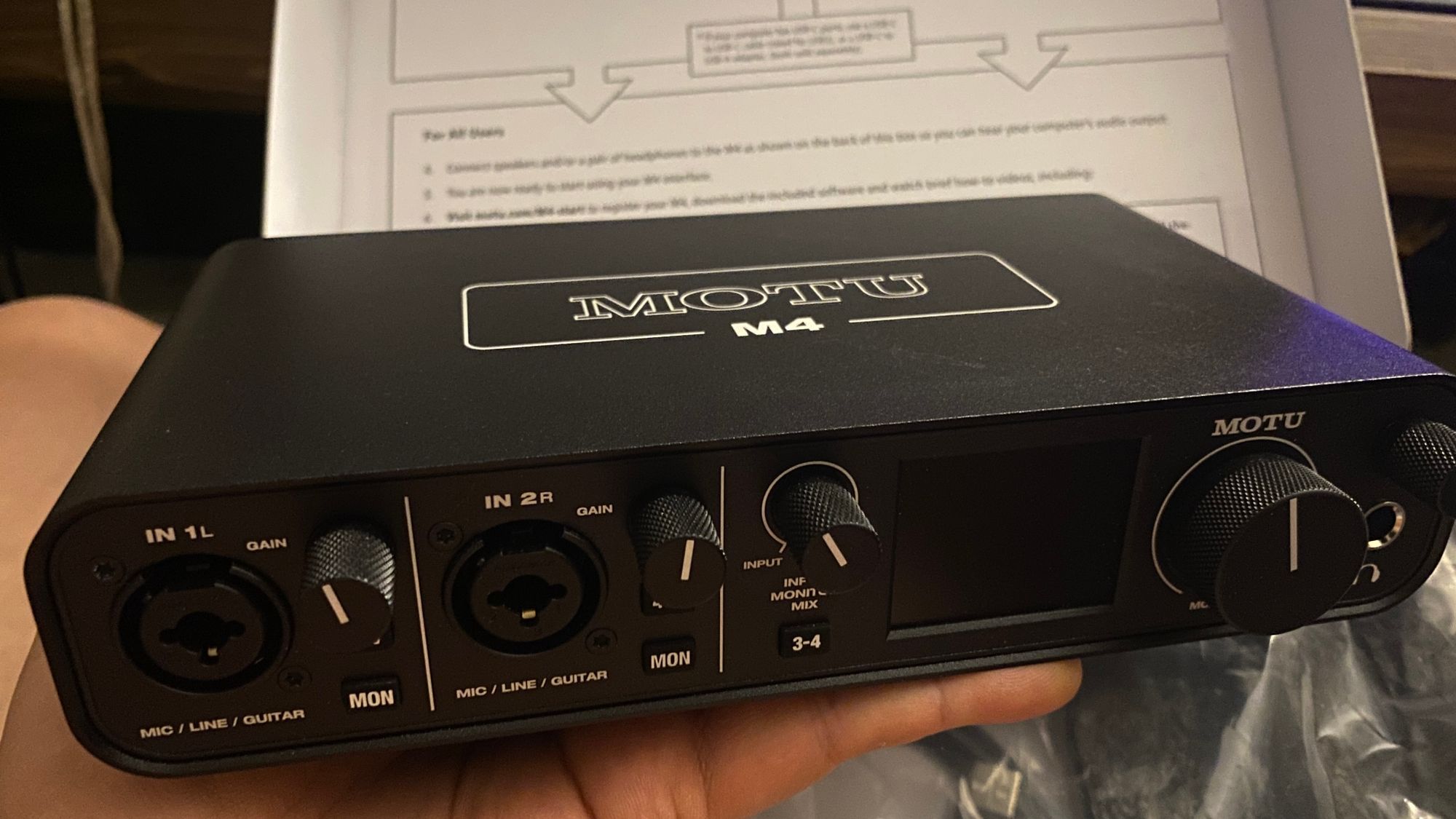 MOTU M4 판매합니다. | 중고악기 뮬