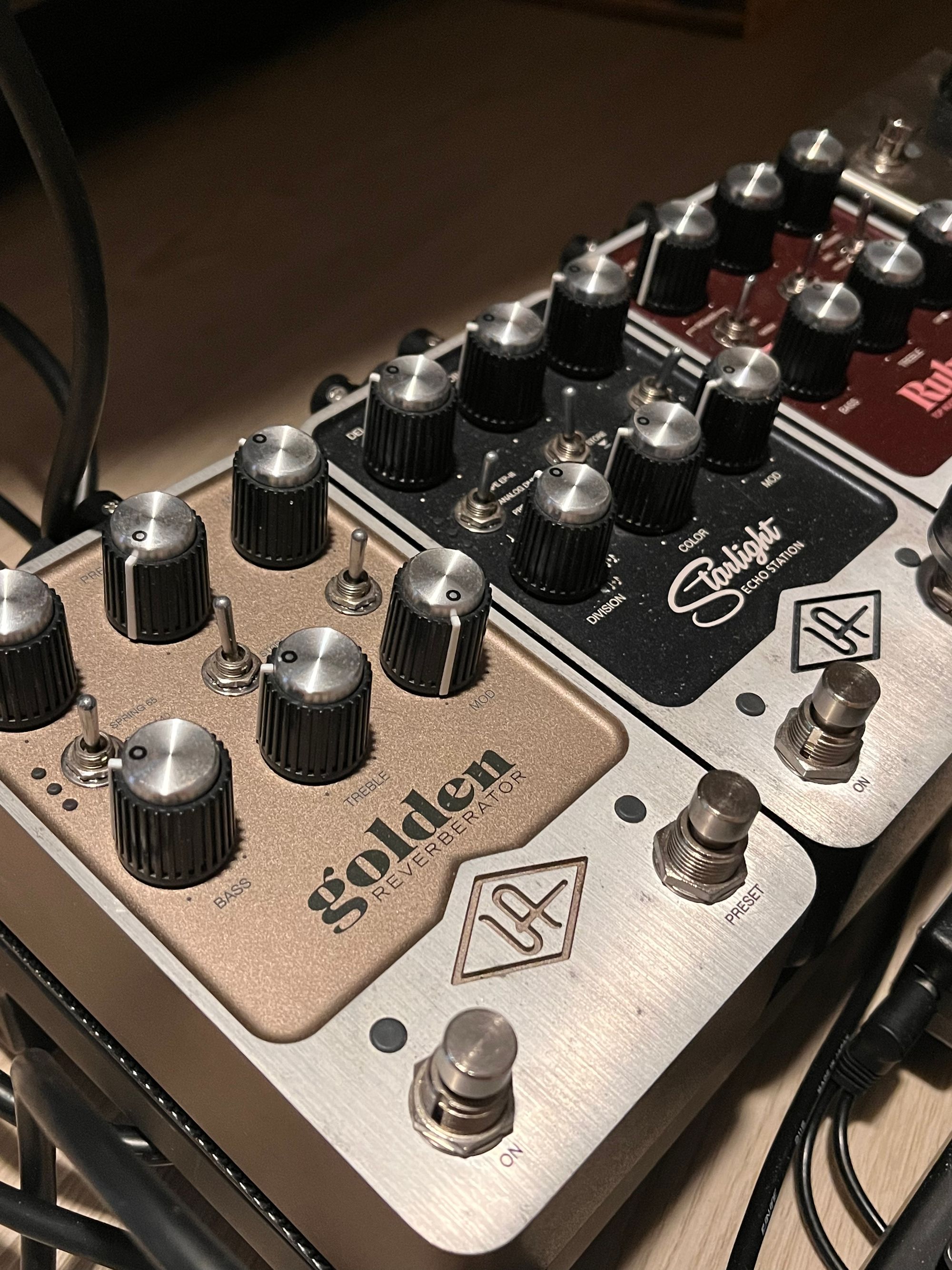 UAFX golden/starlight/ruby, Lehle 볼륨, Zuma r300 일괄 판매합니다 | 중고악기 뮬