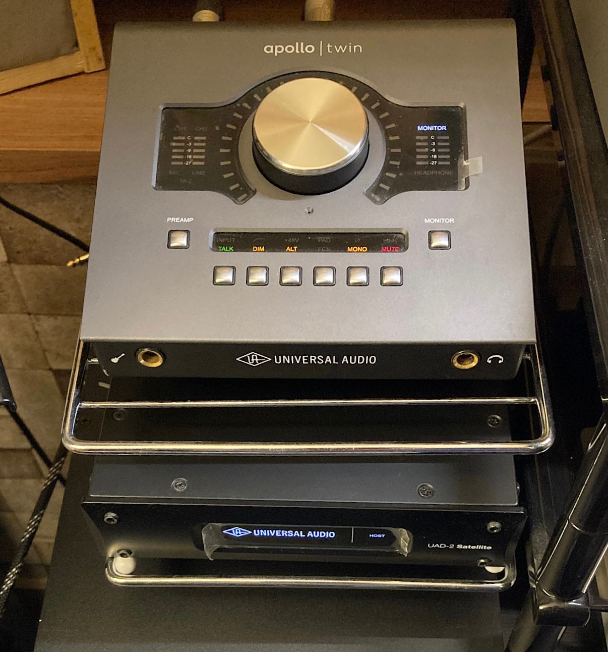 [가격다운] UAD Apollo Twin mk2 solo + UAD-2 Satellite QUAD (썬더볼트2) + 다수 플러그인 | 중고악기 뮬