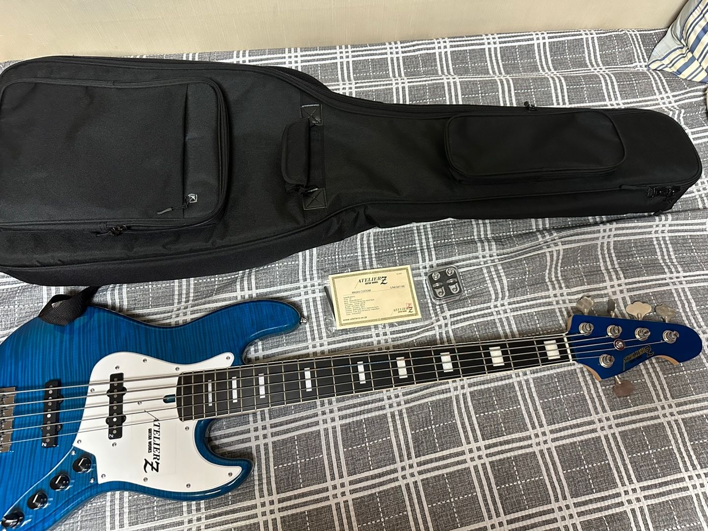 아틀리에z m265 커스텀 tp-blue mh(히카루 시그니쳐) 팝니다(atelierz, atelier z, 아뜰리에, 아틀라이어, 아떼리에) | 중고악기 뮬