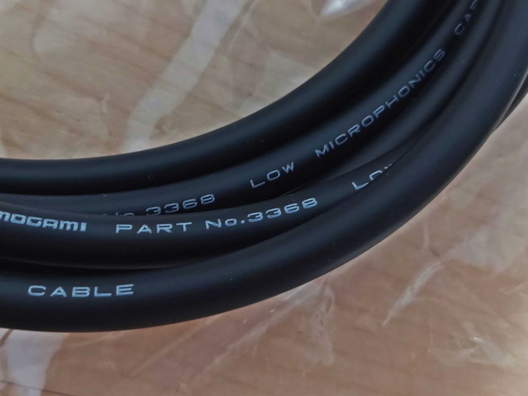 모가미 3368 케이블 3m 선재 / Mogami 3368 3m | 중고악기 뮬