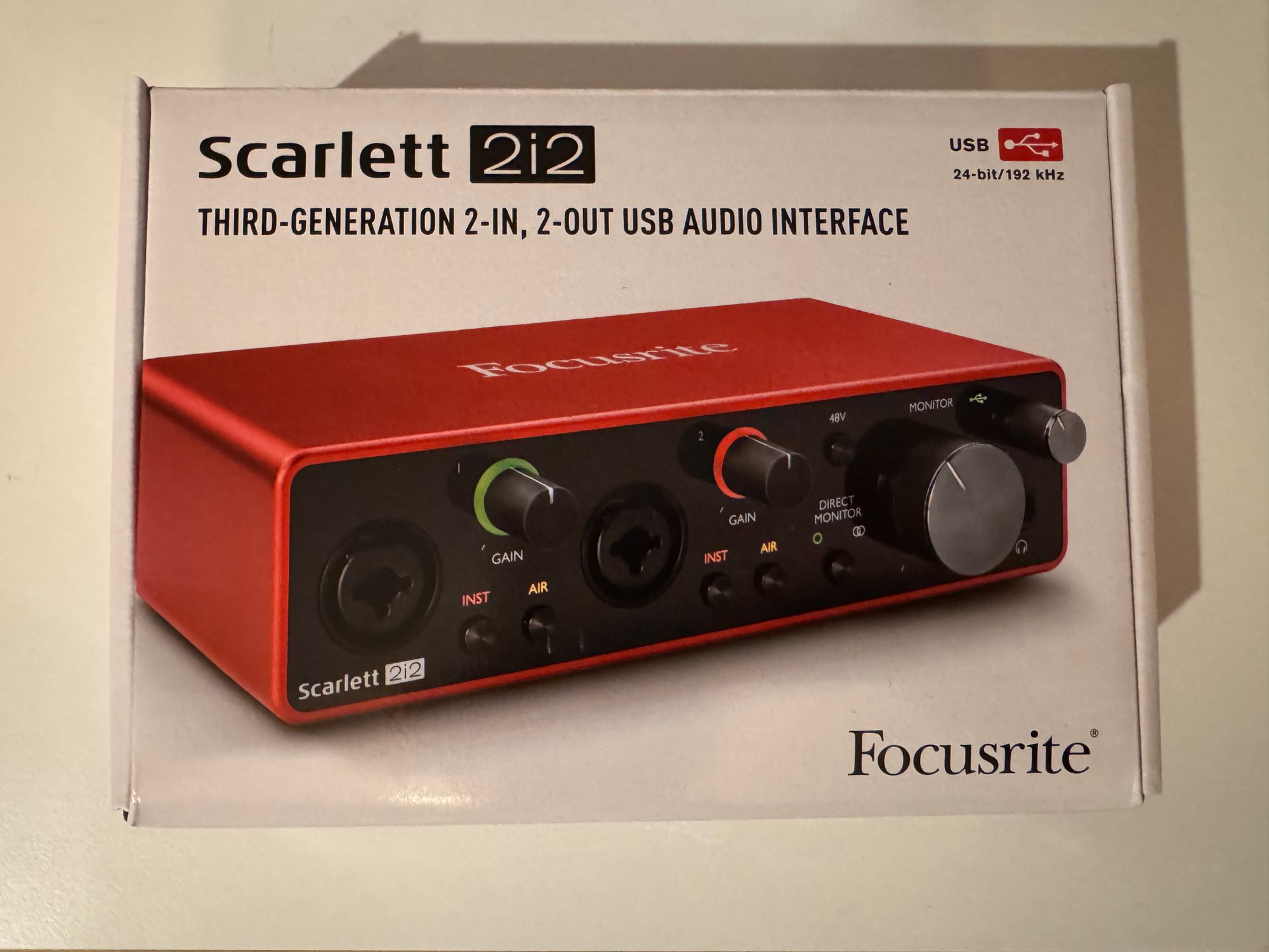 Focusrite Scarlett 2i2 스칼렛 오인페 | 중고악기 뮬