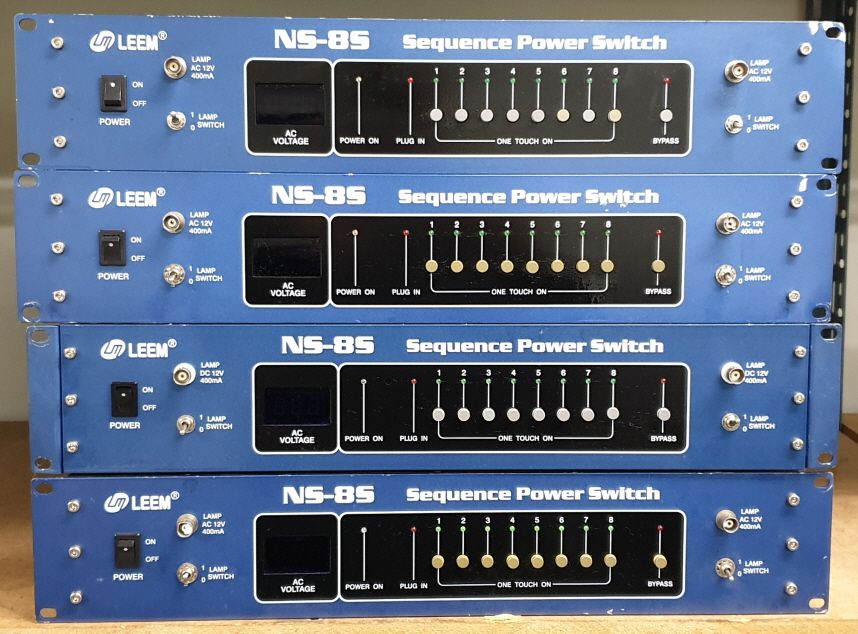 [순차전원공급기] LEEM 8채널 NS-85 판매 | 중고악기 뮬