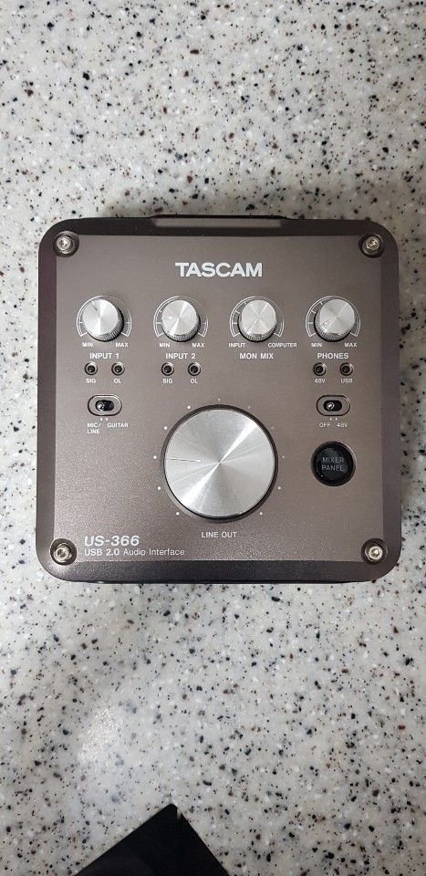 TASCAM(타스캠) US-366 오디오 인터페이스 10만원에 판매합니다. | 중고악기 뮬
