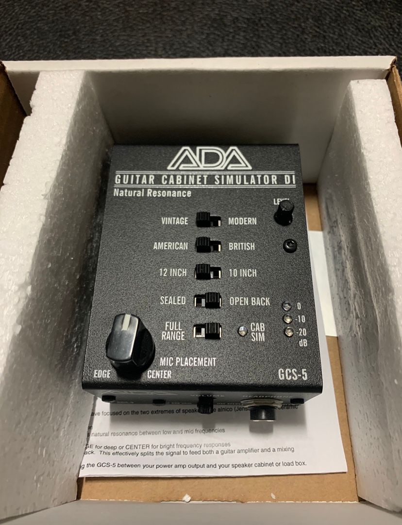 ada gcs5 gcs-5 캐비넷 시뮬레이터 박풀 민트 | 중고악기 뮬