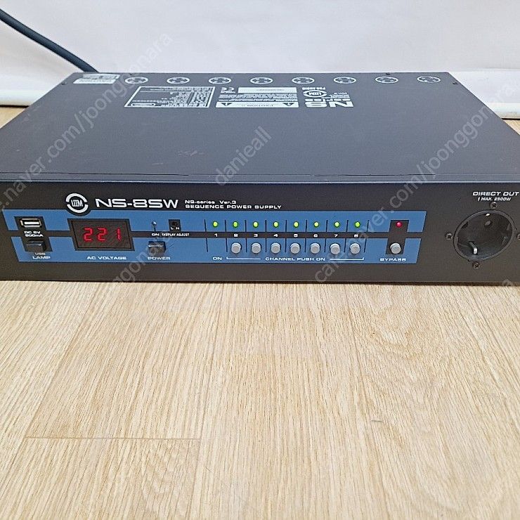 ns-85w전원순차공급기 팝니다 | 중고악기 뮬