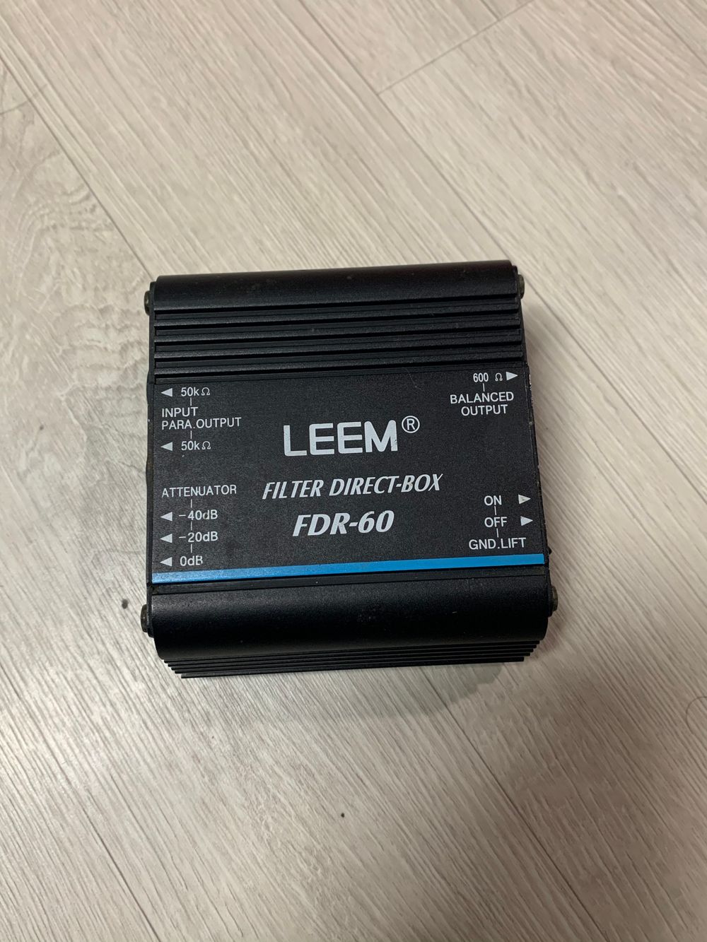 [판매완료]LEEM FDR-60 다이렉트 박스 DI박스 | 중고악기 뮬