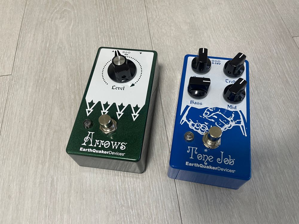 Earthquaker EQD 어스퀘이커 Arrows / Tone Job 부스터 에로우즈 | 중고악기 뮬