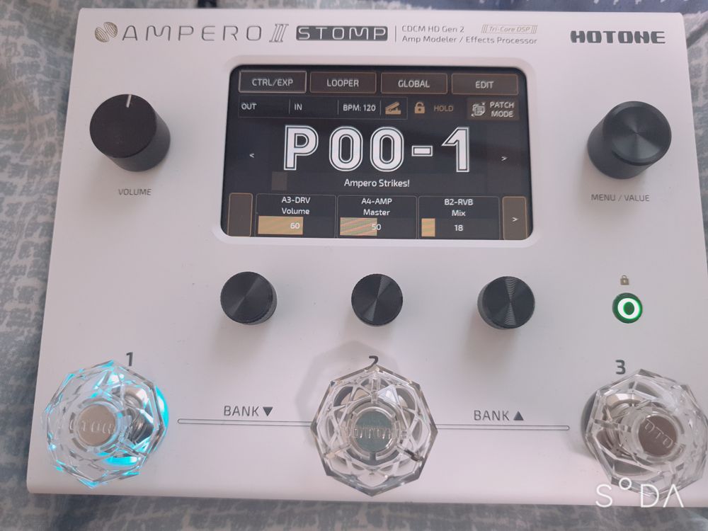 hotone Ampero2 암페로2 stomp (박스X) 팝니다. | 중고악기 뮬