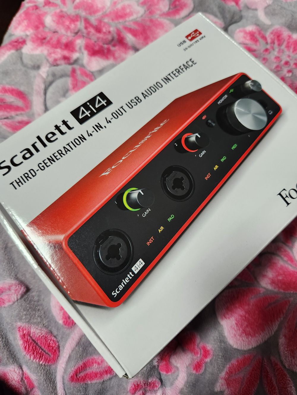 포커스라이트 스칼렛 4i4 , scarlett 4i4 | 중고악기 뮬