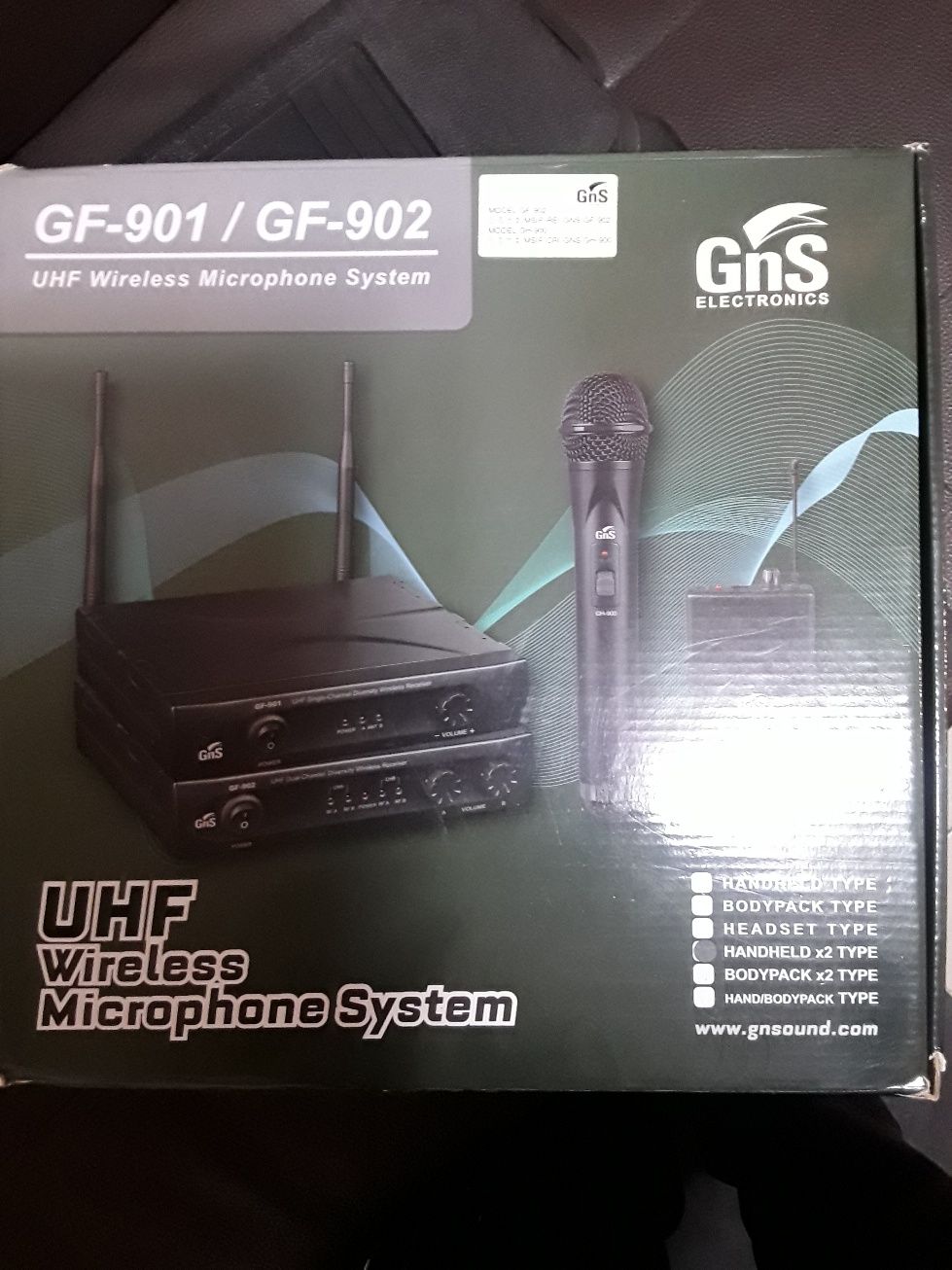 무선 마이크 2개 팝니다 gns gf-902 | 중고악기 뮬