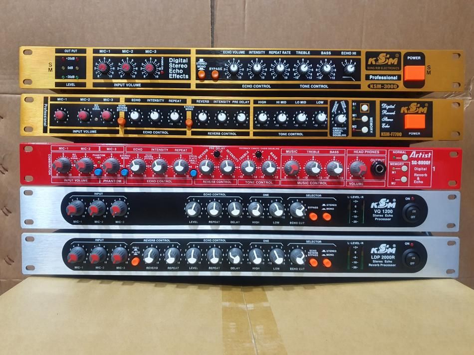 에코쳄버총집합특가 ksm3000 과 ksmF7700 VQ1200 SG8000F LDP2000R(리버브/에코) 리버브 팝니다(성림전자에코리버브)ksm-3000,VQ-1200 ...