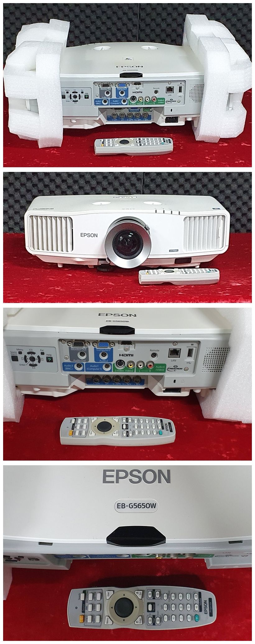 프로젝터 Epson EB-G5650W 4500안시 사진실사, | 중고악기 뮬