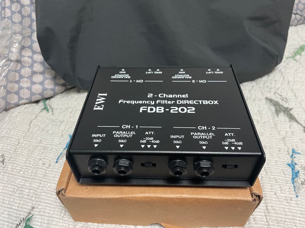 EWI FDB-202 2채널 패시브 다이렉트박스 | 중고악기 뮬