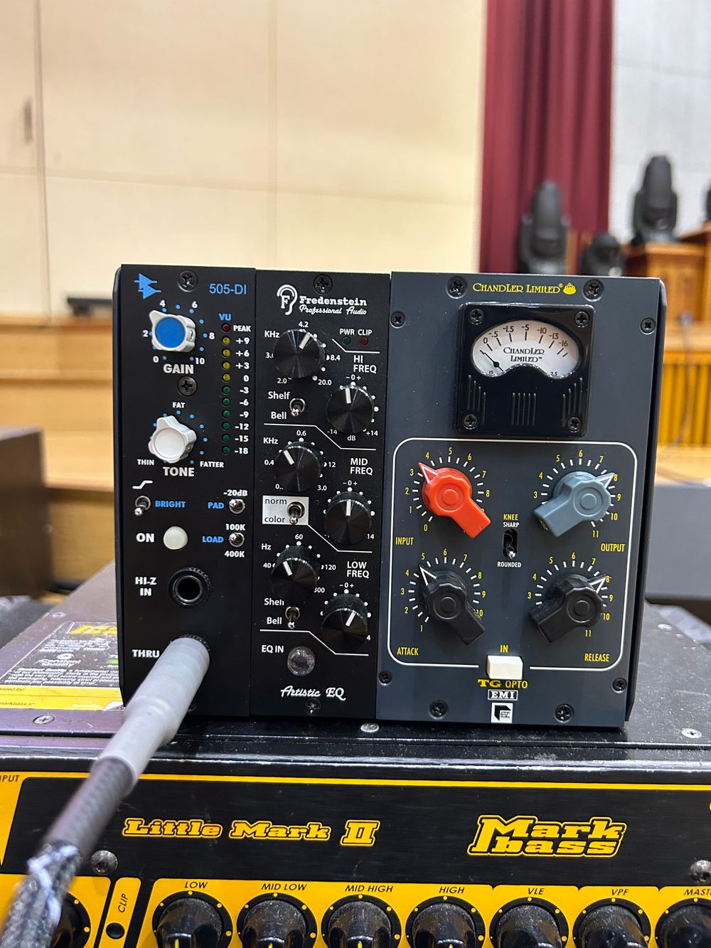 500시리즈 4구 랙 및 보드 일괄판매합니다(heritage OST-4, API 505 DI, fredenstein Eq, chandler limited tg opto ...