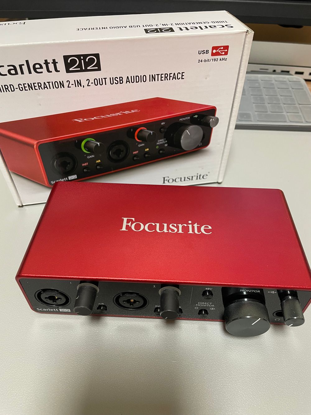 스칼렛 3세대 2i2 판매 합니다. | 중고악기 뮬