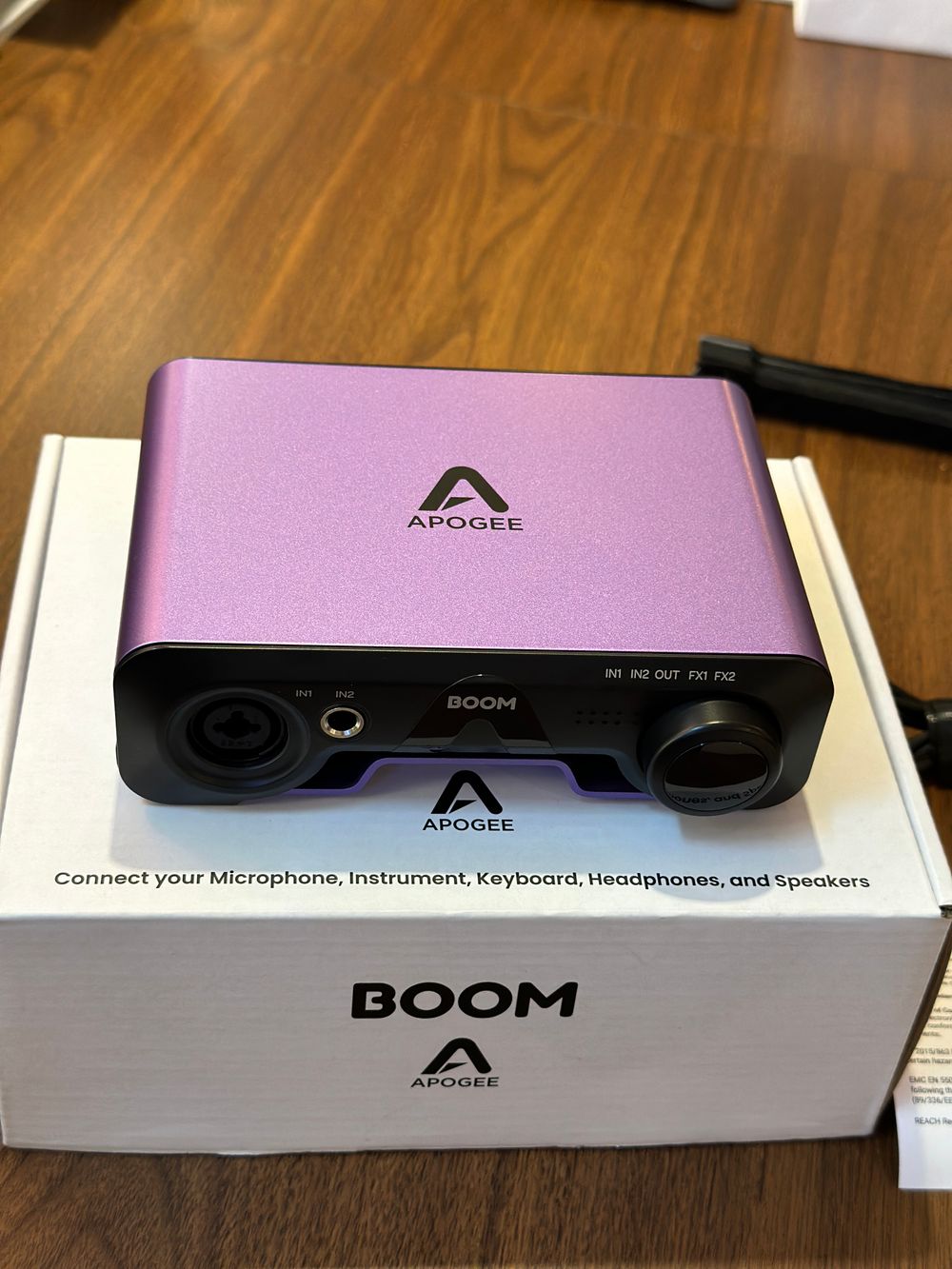 [가격내림]아포지 붐/Apogee Boom 오디오 인터페이스 판매합니다. | 중고악기 뮬