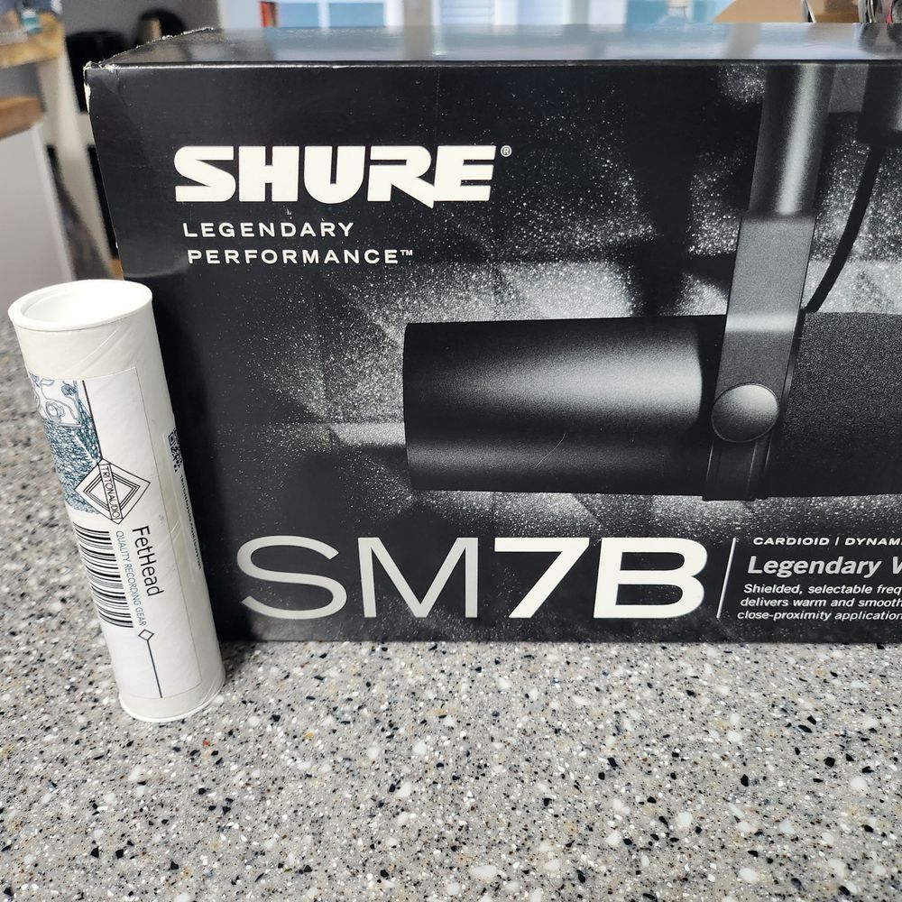 Shure SM7B + Fethead(DM1같은 프리앰프) 판메 | 중고악기 뮬