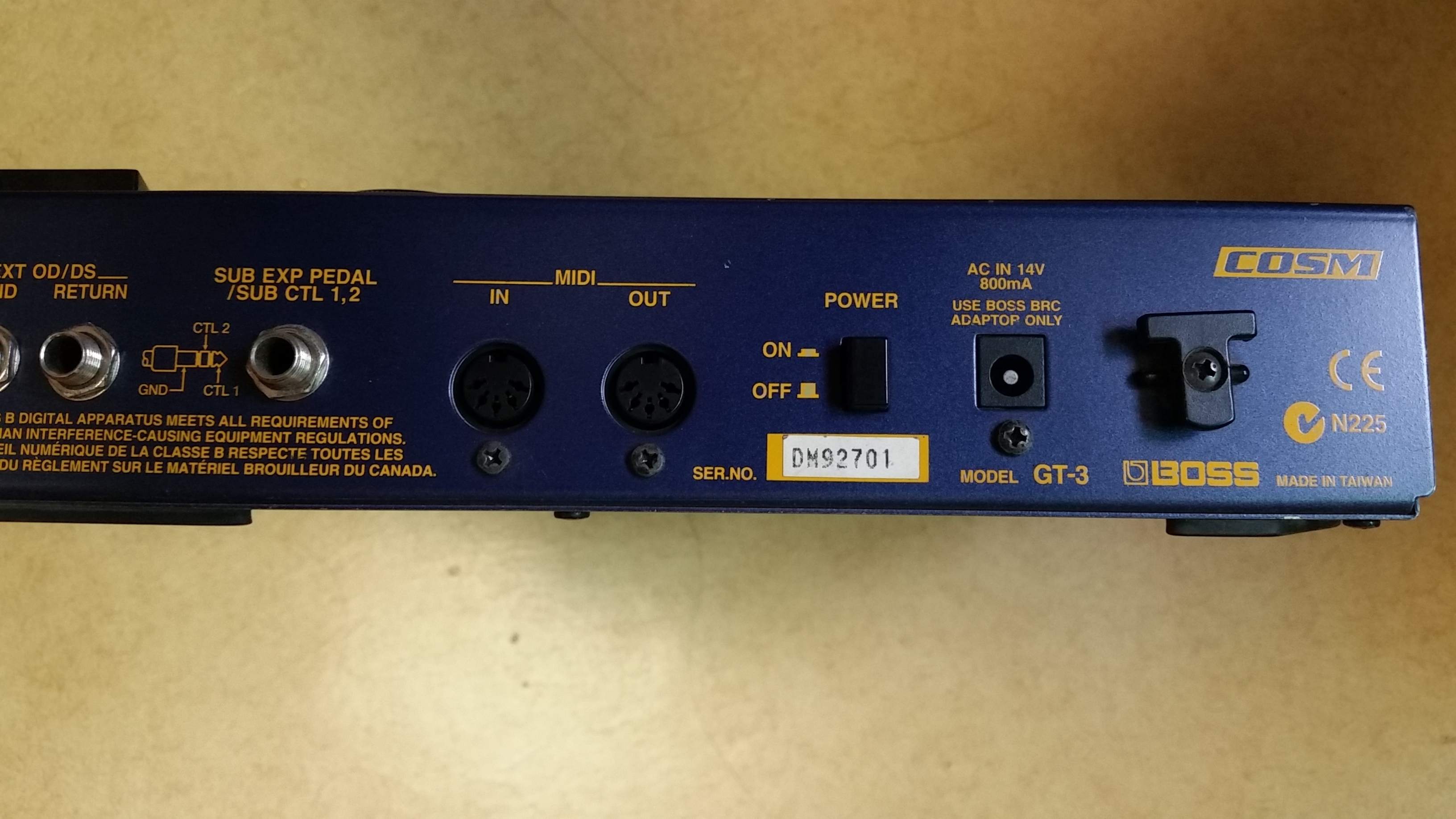 boss gt-3 멀티이펙터 | 중고악기 뮬